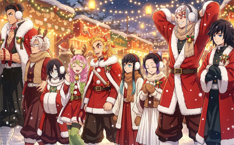 鬼滅之刃聖誕節桌布下載指南：多款角色 4K 高畫質壁紙快速取得